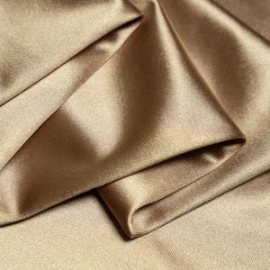 Shiny Light Gold Fabric, Gold Dress Fabric, Gold Nylon Fabric, Gold ...