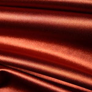 Premium Rust Color Shiny Nylon Spandex by the Yard Stretchy Fabric for ...