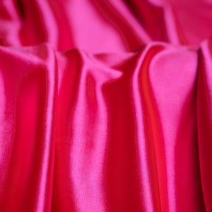 Top-rated Hot Pink Shiny Nylon Spandex Stretch Fabric by the Yard for ...