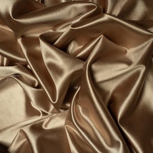 Shiny Light Gold Fabric, Gold Dress Fabric, Gold Nylon Fabric, Gold ...