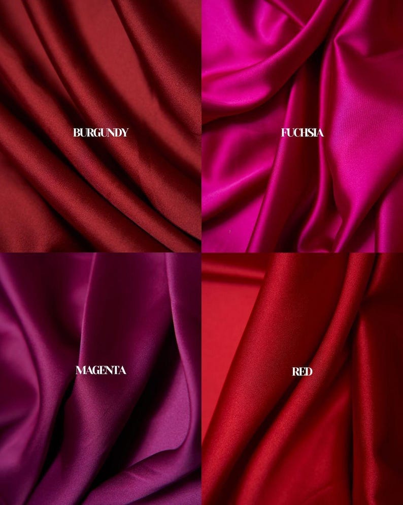 Luxury Satin Fabric by the Yard – Stretch Silk Satin, Premium Bridal ...