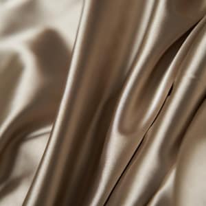 Silky Satin Fabric by the Yard – Soft Shiny Material for Fall Gowns ...