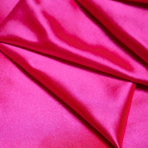 Top-rated Hot Pink Shiny Nylon Spandex Stretch Fabric by the Yard for ...