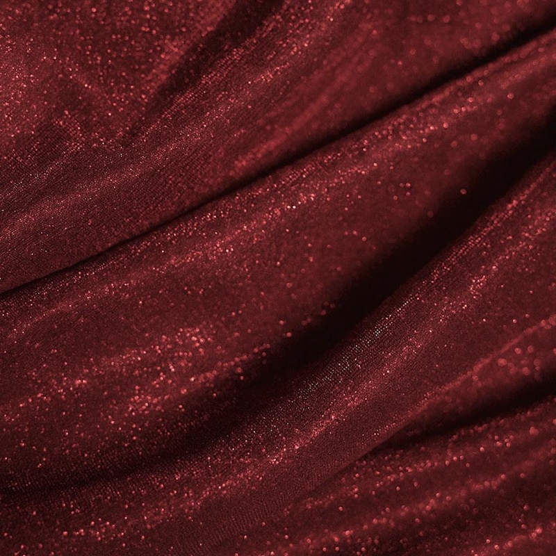 Wine Red Sparkle Fabric - Etsy