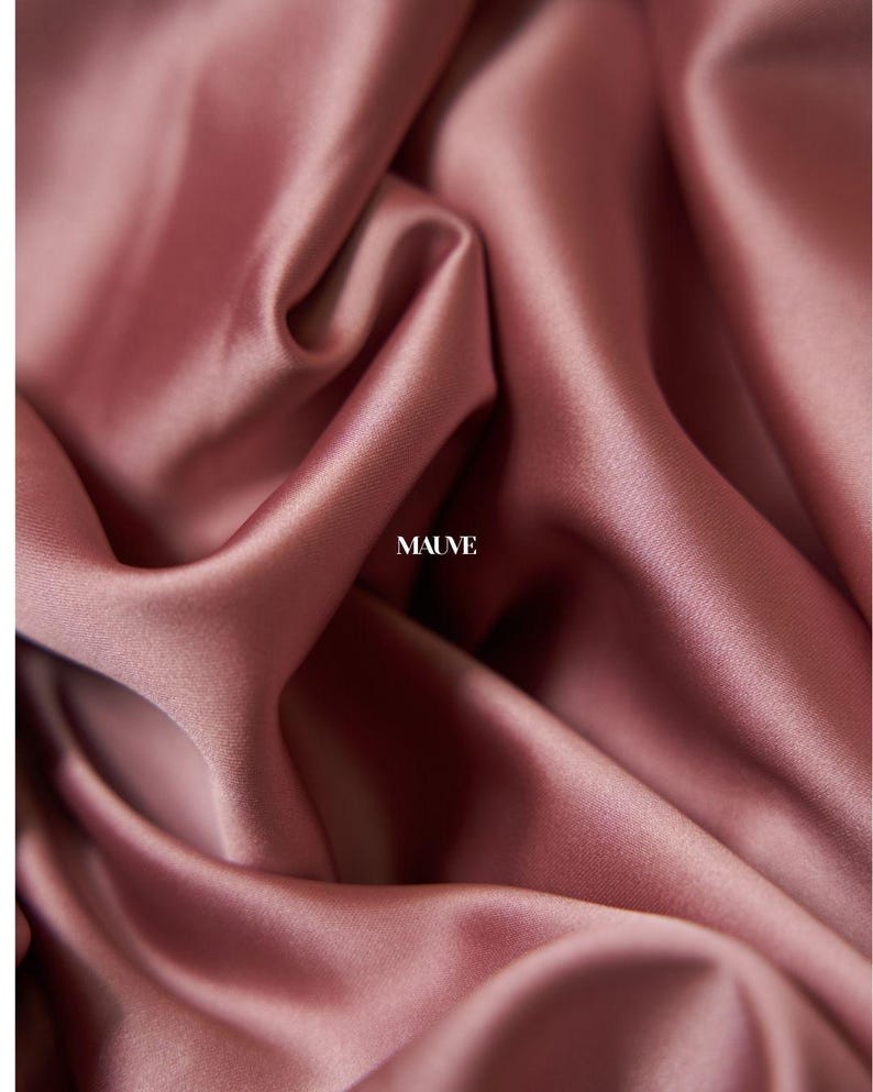 Luxury Satin Fabric by the Yard – Stretch Silk Satin, Premium Bridal ...