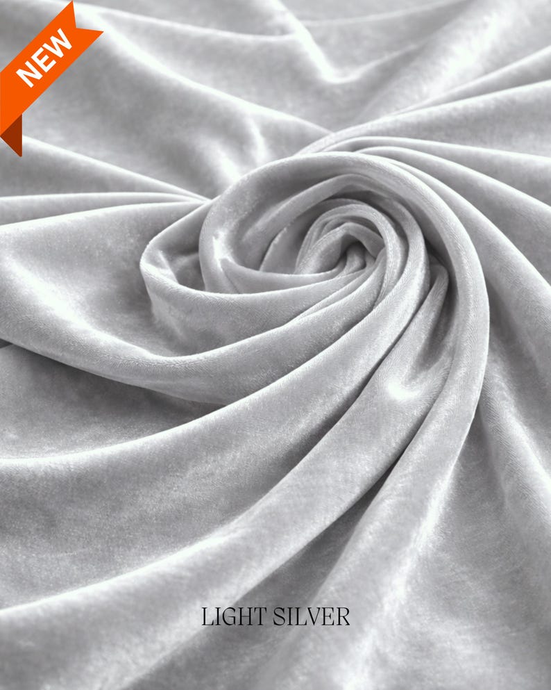 Red Velvet Fabric by the Yard – Luxury Soft Plush Material for Dresses ...
