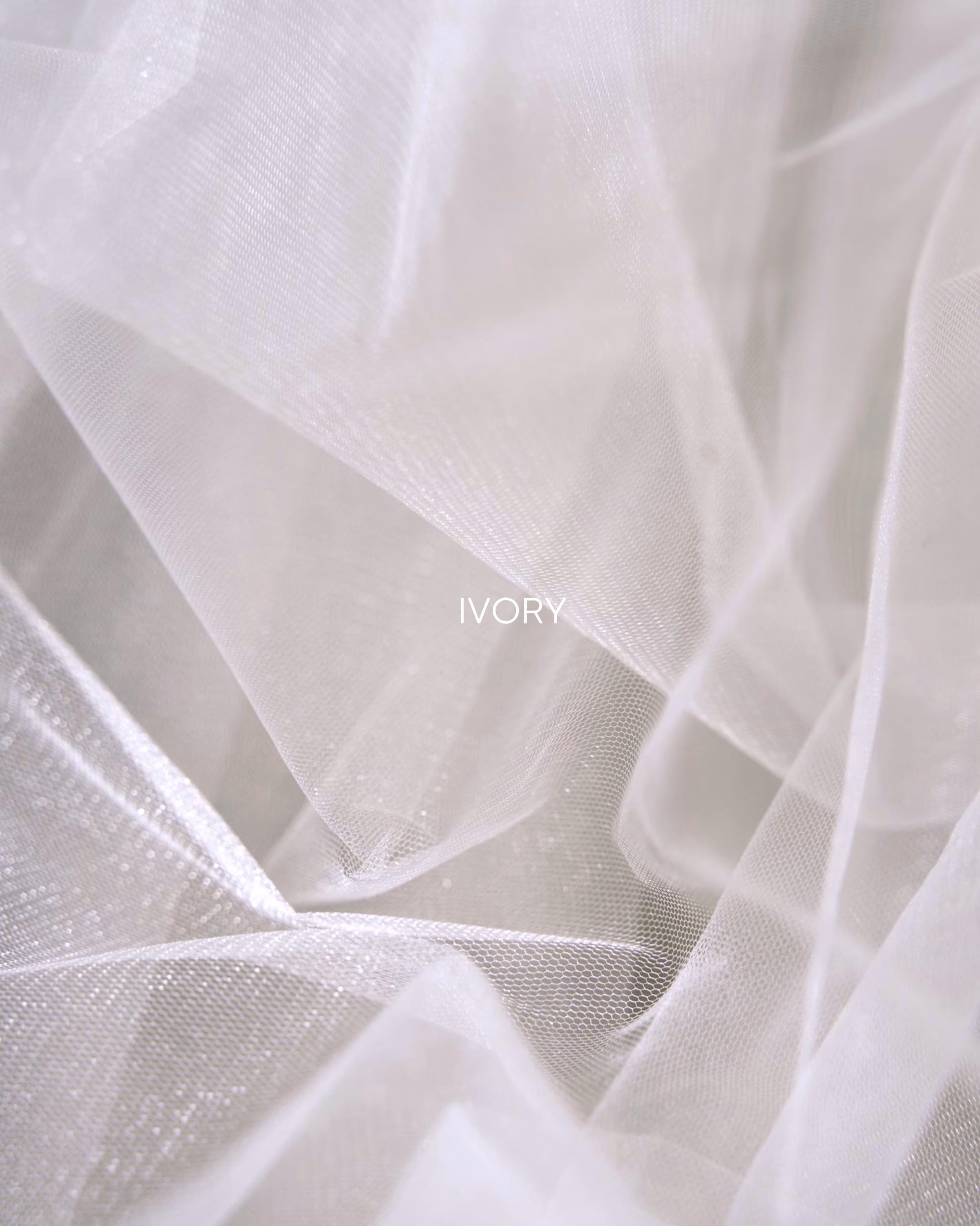 Shiny Tulle Fabric by the Yard – Sheer Wedding Aisle Decor, Pew Flowers ...