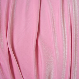 Soft Pink Stretch Velvet Fabric, 4-way Stretch Dress Velvet Perfect for ...
