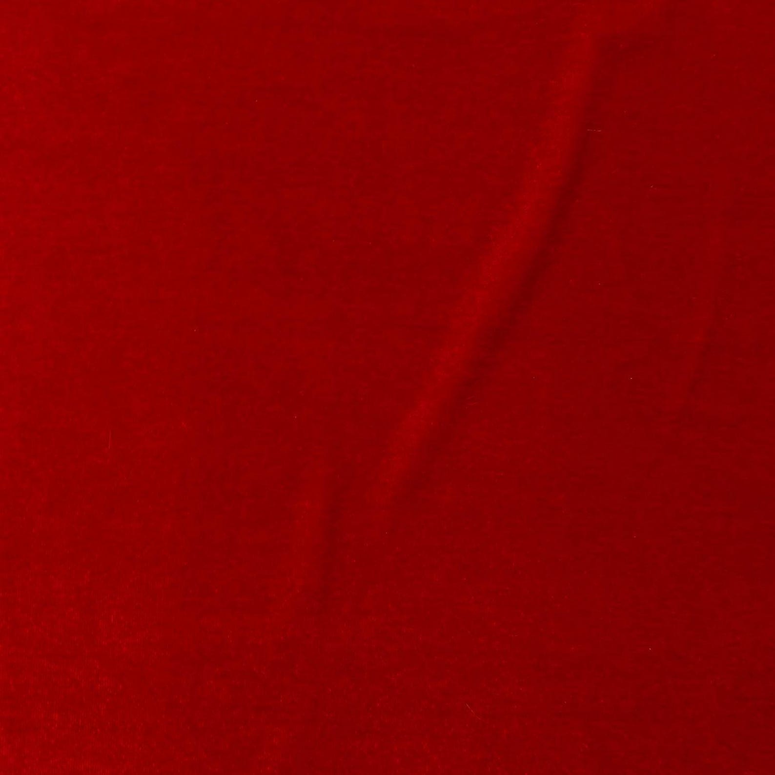 Red Velvet Fabric by the Yard – Luxury Soft Plush Material for Dresses ...