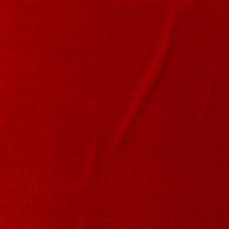 Red Velvet Fabric by the Yard – Luxury Soft Plush Material for Dresses ...