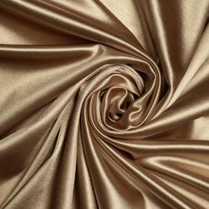 Shiny Light Gold Fabric, Gold Dress Fabric, Gold Nylon Fabric, Gold ...