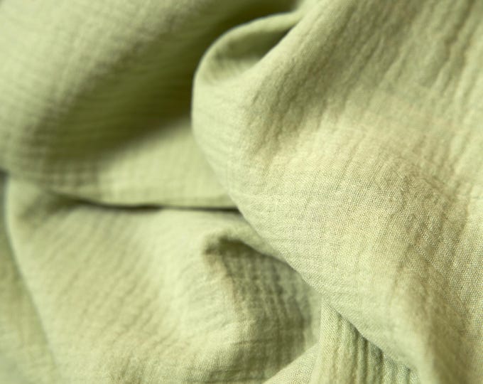 Double Green Cotton Gauze, Soft Cotton Fabric, Breathable Cotton Gauze ...