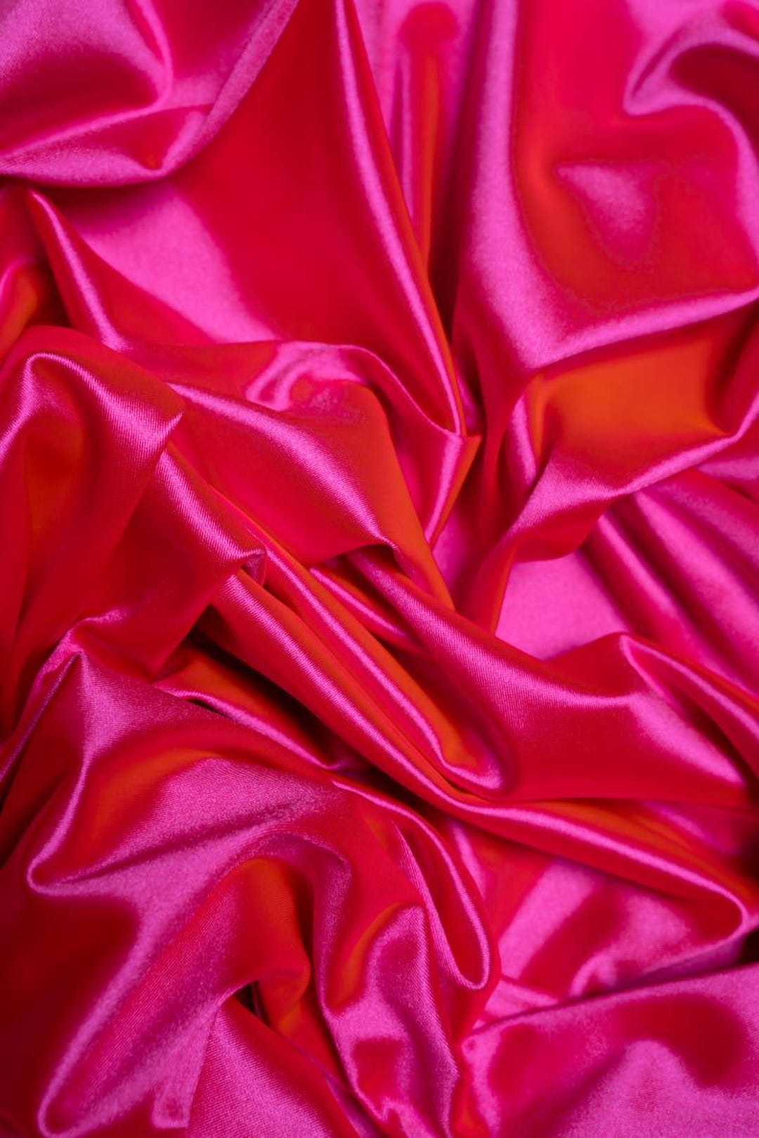Top-rated Hot Pink Shiny Nylon Spandex Stretch Fabric by the Yard for ...