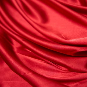 Silky Satin Fabric by the Yard – Soft Shiny Material for Fall Gowns ...