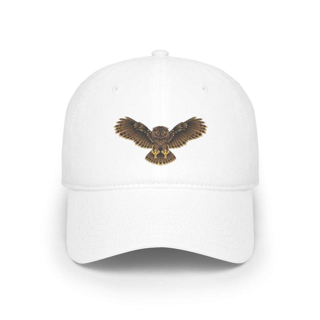 Flying Owl Baseball Cap | Wildlife Lover Hat for Hiking & Camping - Etsy