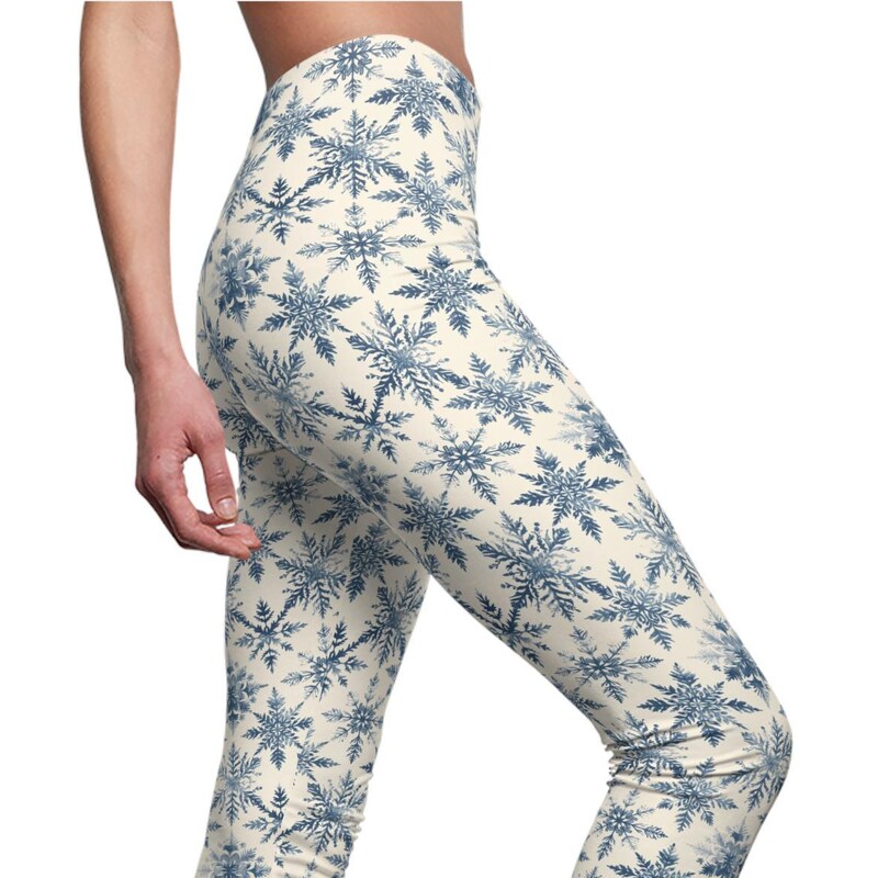 Snowflake Leggings - Etsy