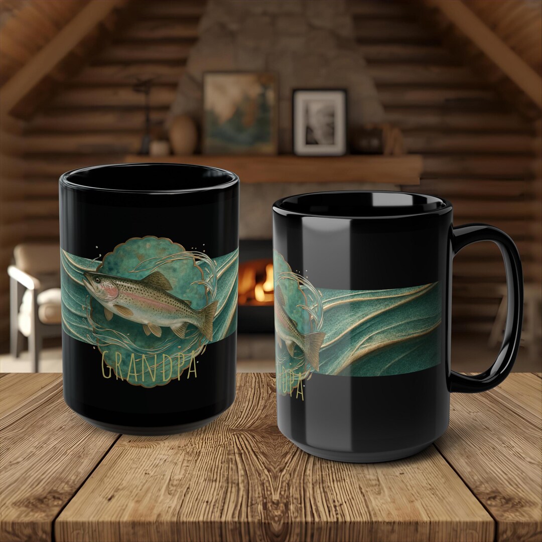 Personalized Trout Mug | Trout Fishing Gifts for Men - Etsy