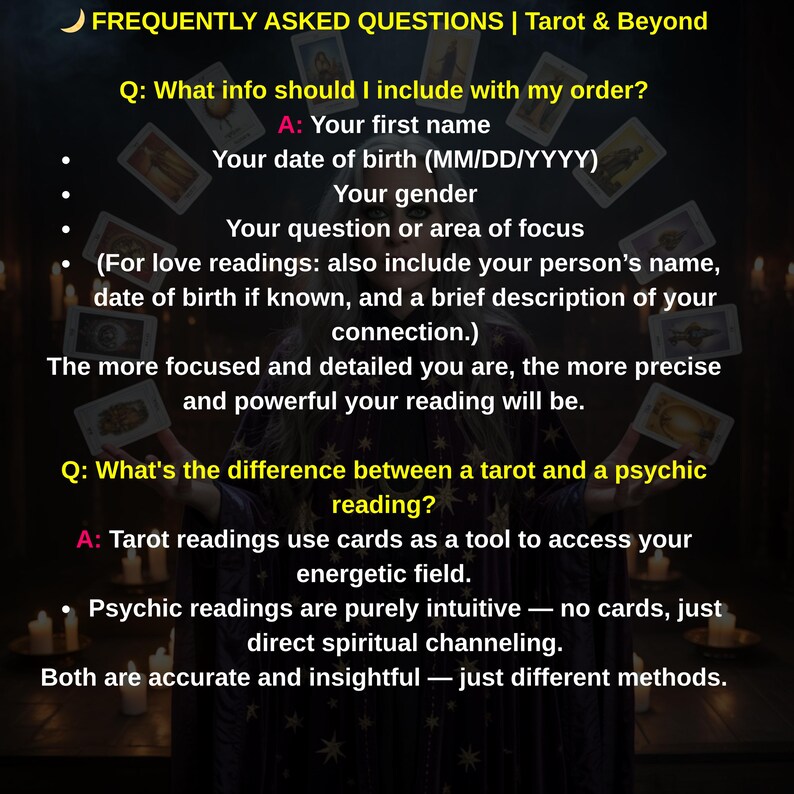 Same Hour Clairvoyant Reading, Psychic Reading 1h, Telepathic Reading ...