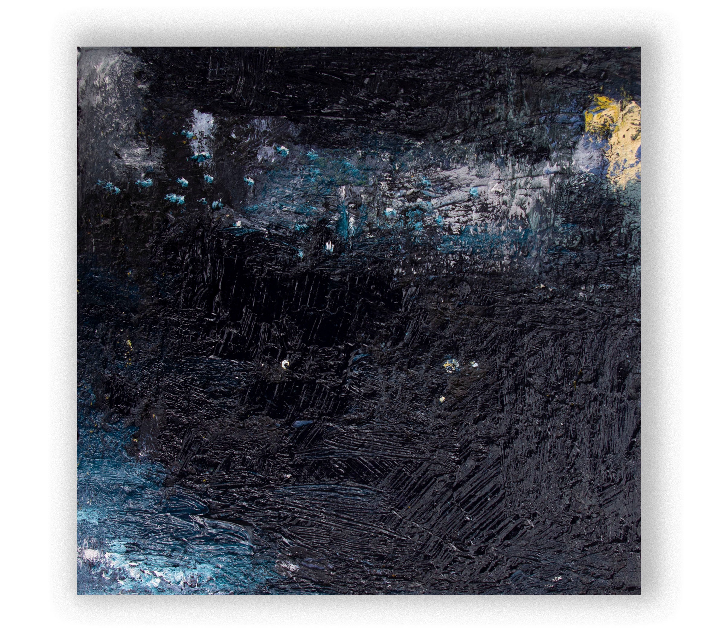 Abstract Oil Painting, Abstract Art, Oil on Canvas, 8 X 8 X 0.5 Inches ...