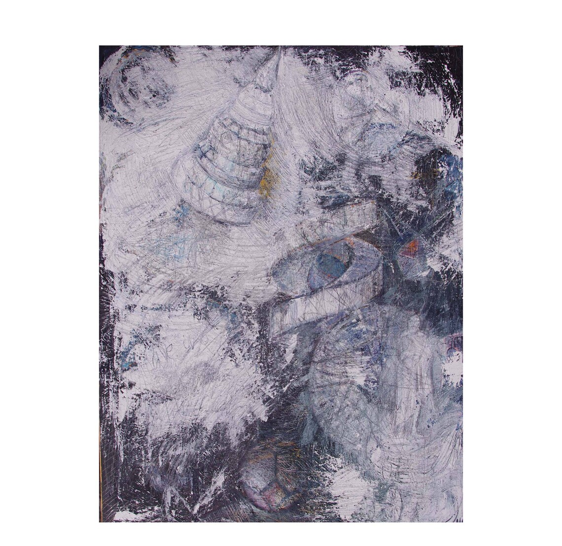 Galileo's Time Machine, Oil on Canvas 27 X 23 X 1 Inches (70 X 60 Cm ...