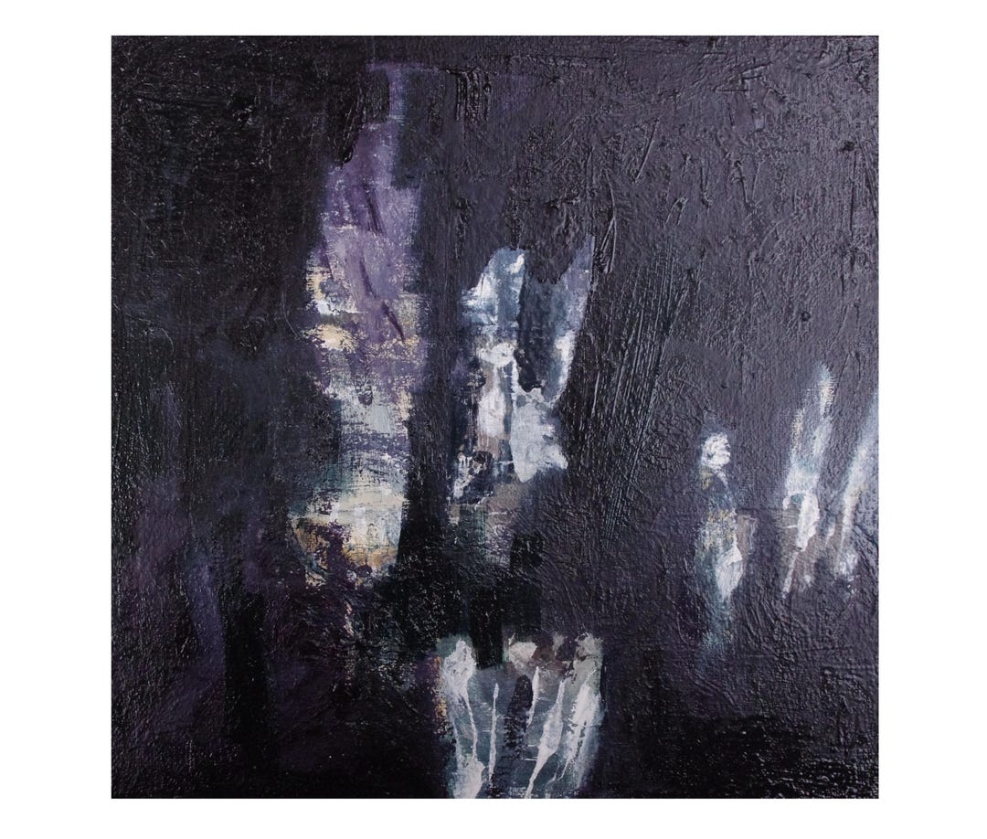 Abstract Art, Abstract Painting, Oil on Canvas 10 X 10 Inches by Romany ...