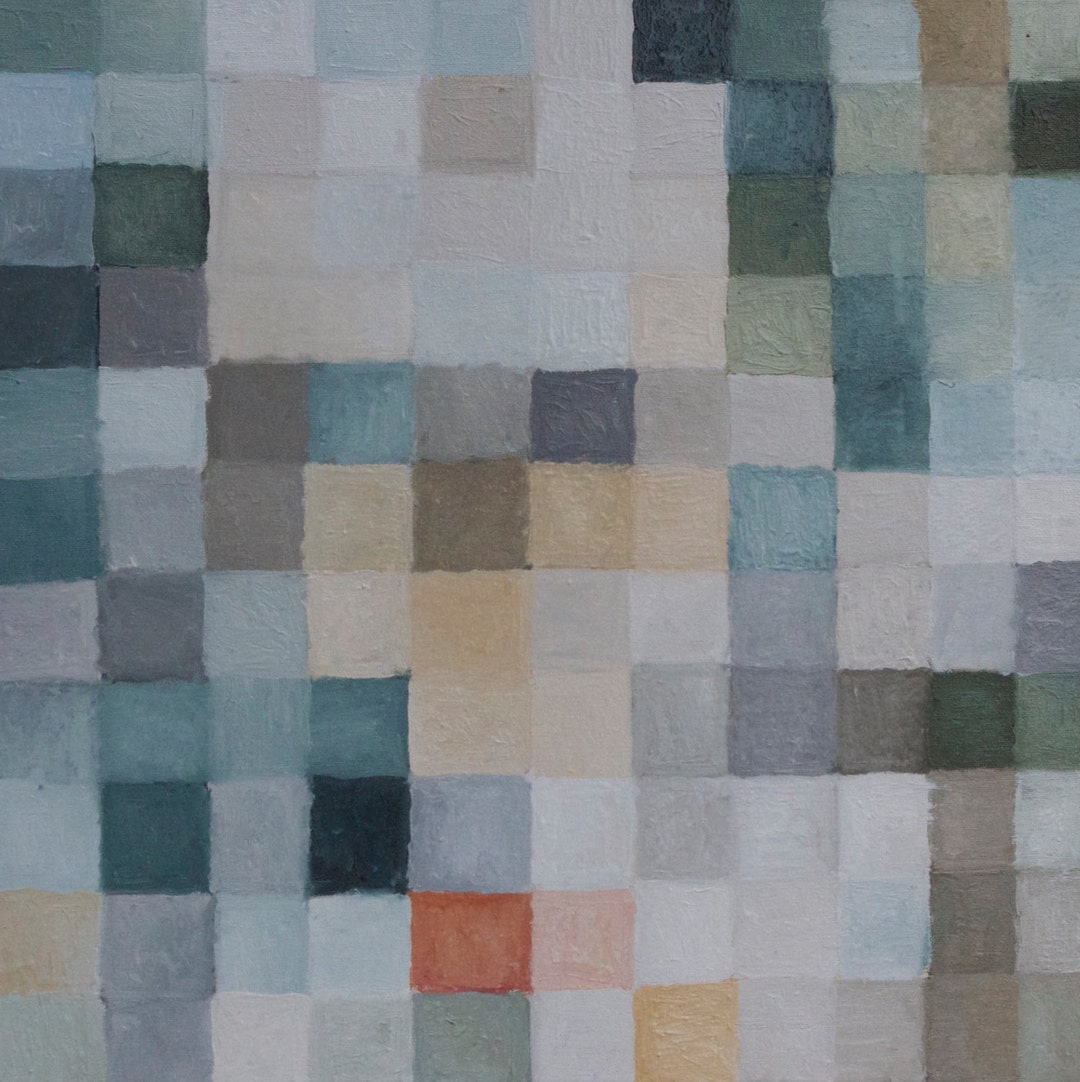 Original Abstract Oil Painting 18 X 18 X 1 Inches, Oil on Canvas, by ...