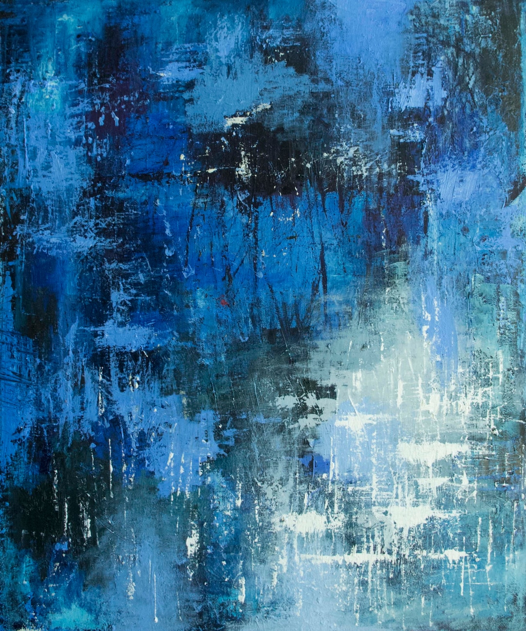 Abstract Painting, Abstract Art, Oil on Canvas Gallery Wrapped Canvas ...