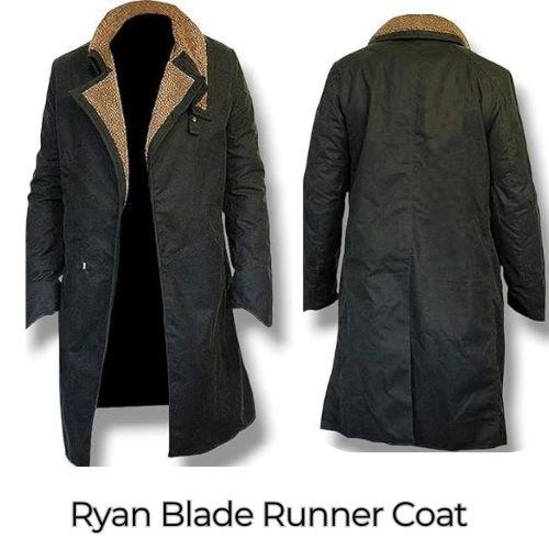 Ryan Blade Black Runner Coat Gosling 2049 Officer K Cosplay Costume ...