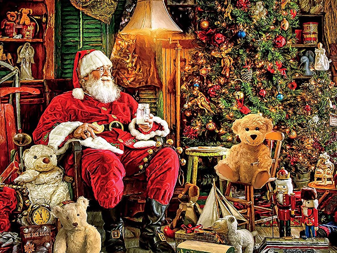 Tis the Season Santa - Etsy