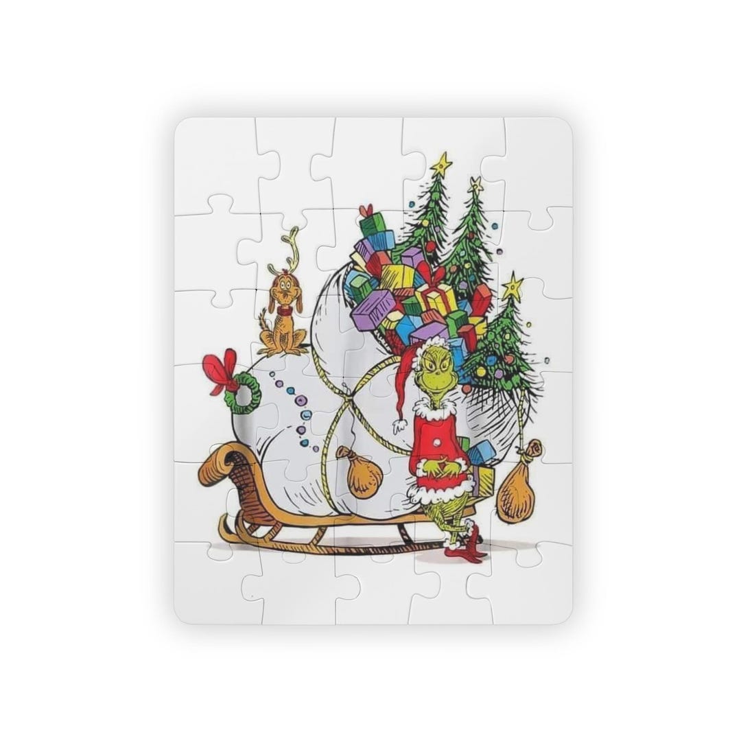 Grinch and Max Kids Puzzle - Etsy