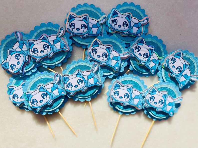 Aphmau, Meemeow, Cupcake Toppers, Set of 12, Made to Order, Party/ Kids ...