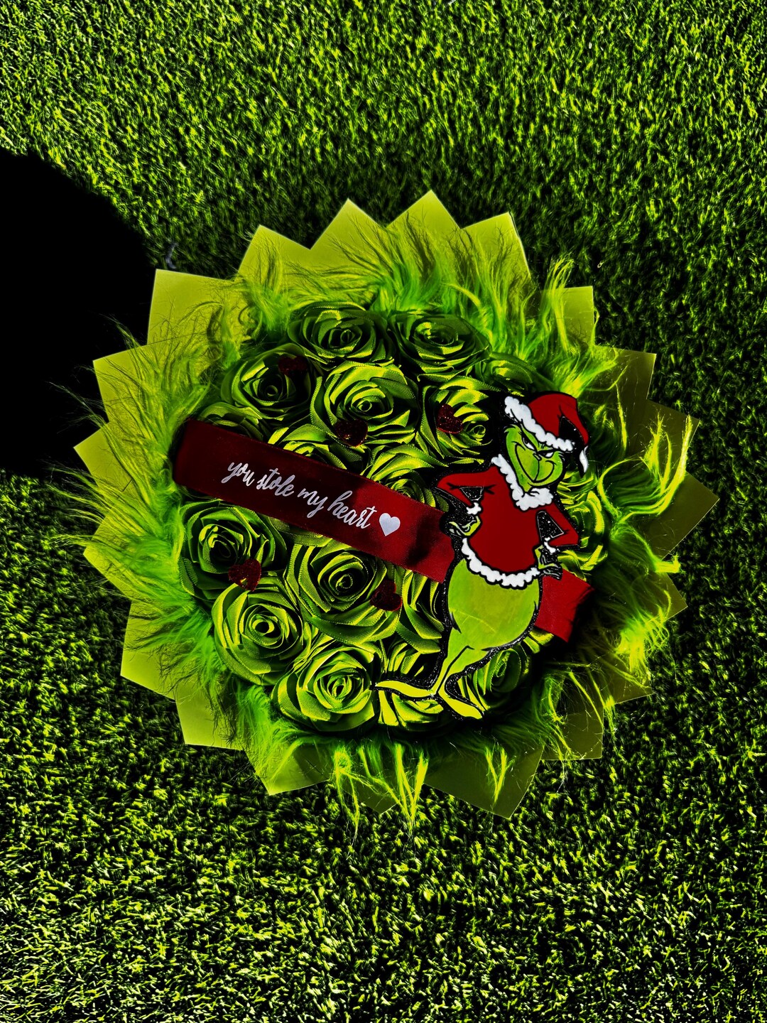 Christmas Grinch Bouquet, Christmas, Grinch, Eternal Roses, Roses ...