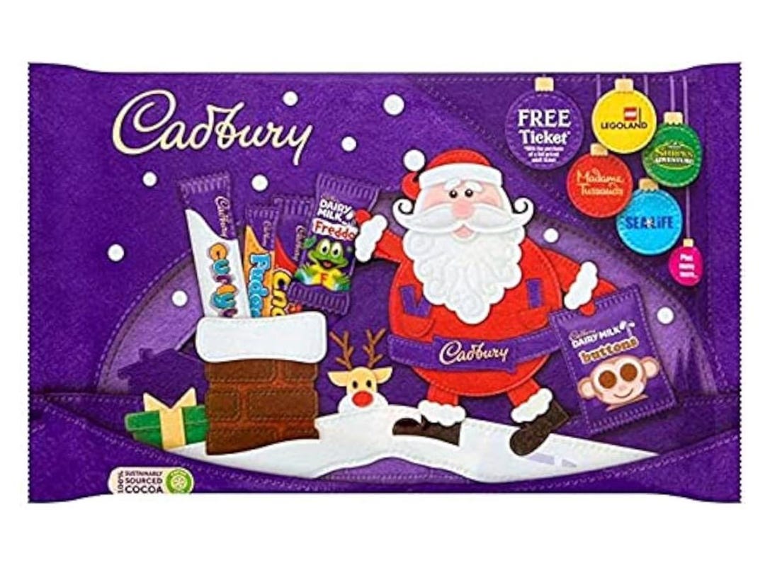 Cadbury Chocolate Selection Box for Kids 89g With Free Christmas ...