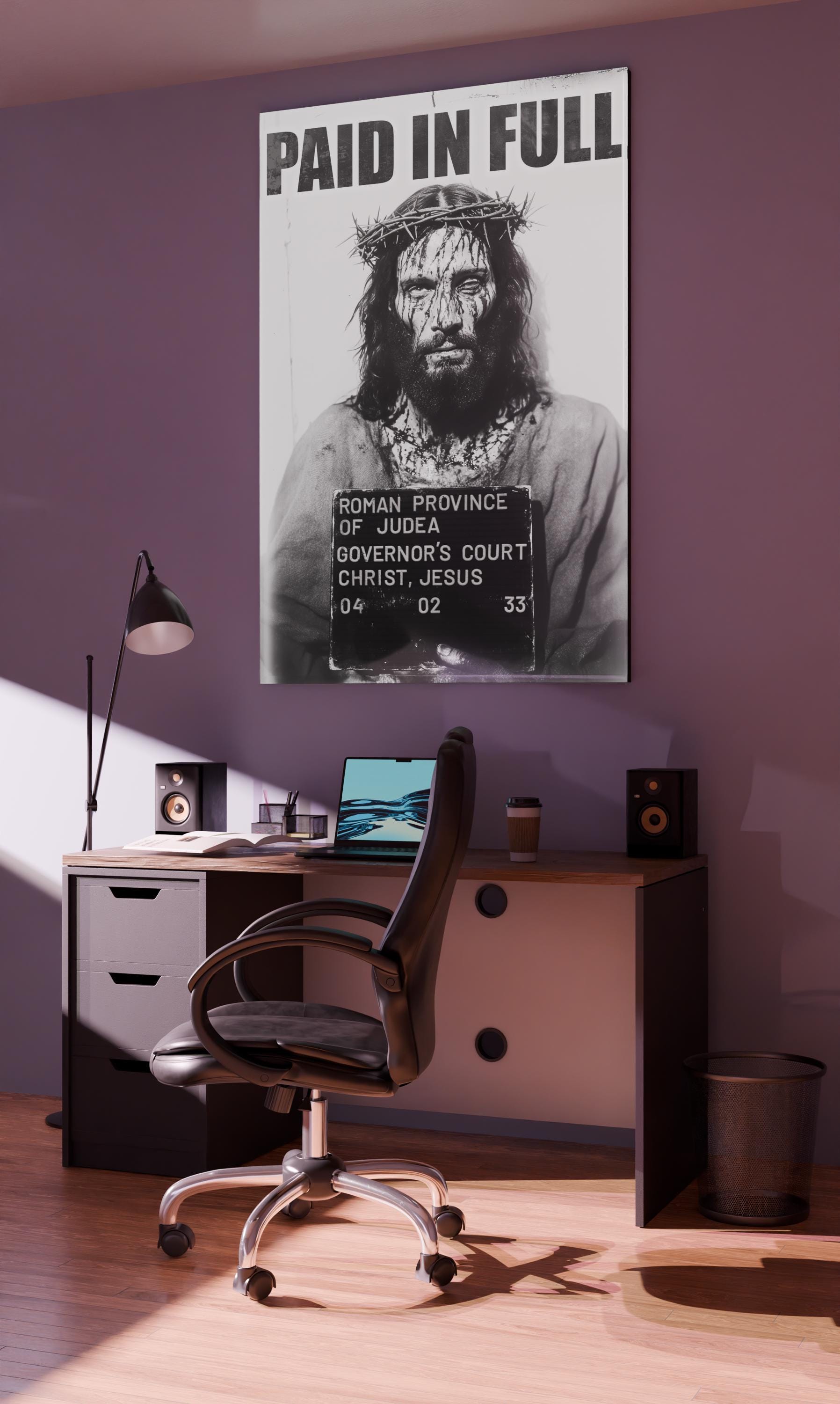 Edgy Jesus Portrait Print: Crown of Thorns, Christian Wall Art - Etsy