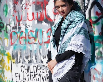 Original Traditional Palestinian Kufiya From Palestine - Classic ...