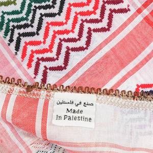 Original Kufiya From Palestine - Colorful Keffiyeh Scarf - Etsy