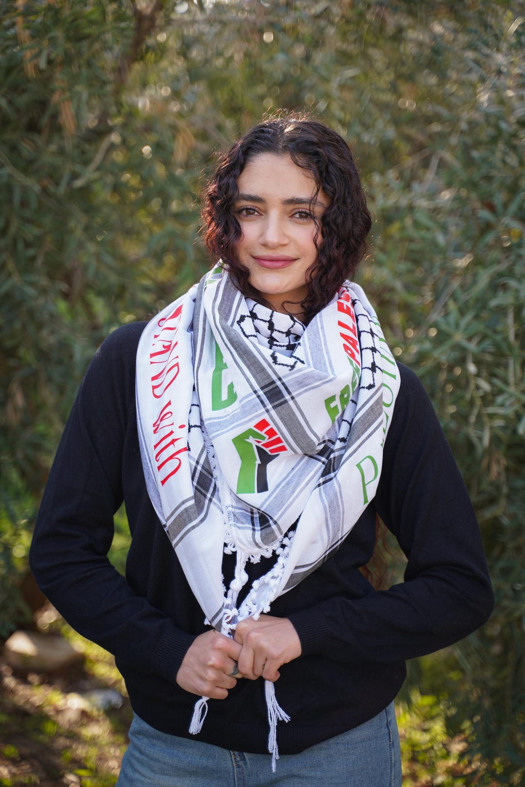 Original Kufiya From Palestine | I Stand With Palestine Print ...