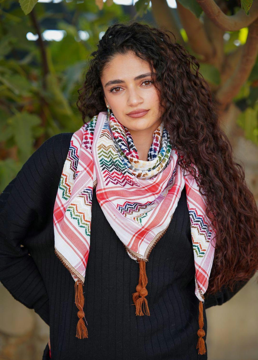 Original Kufiya From Palestine | Colored | Kuffeyeh, Kufiya, Hatta ...