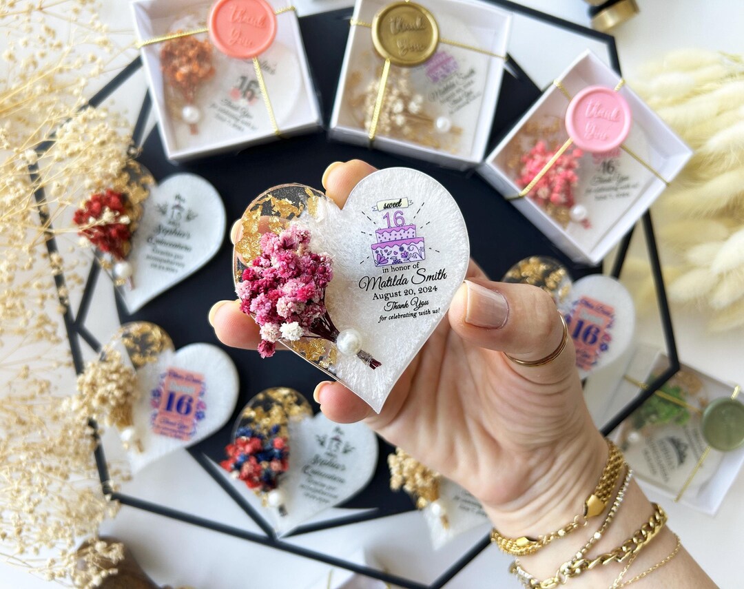 Sweet 16th Birthday Favor Magnet, Mis Quince Anos Gifts, 15th Birthday ...