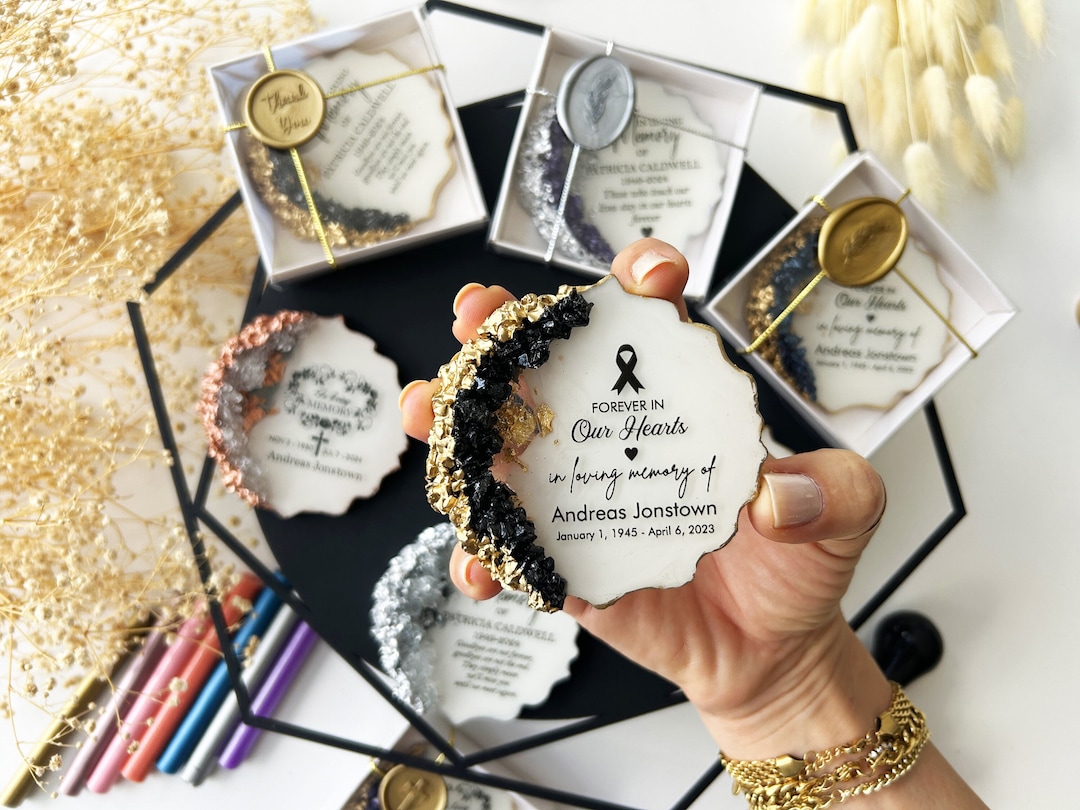 Funeral Favors for Guests, Memorial Keepsake, Celebration of Life Gift ...