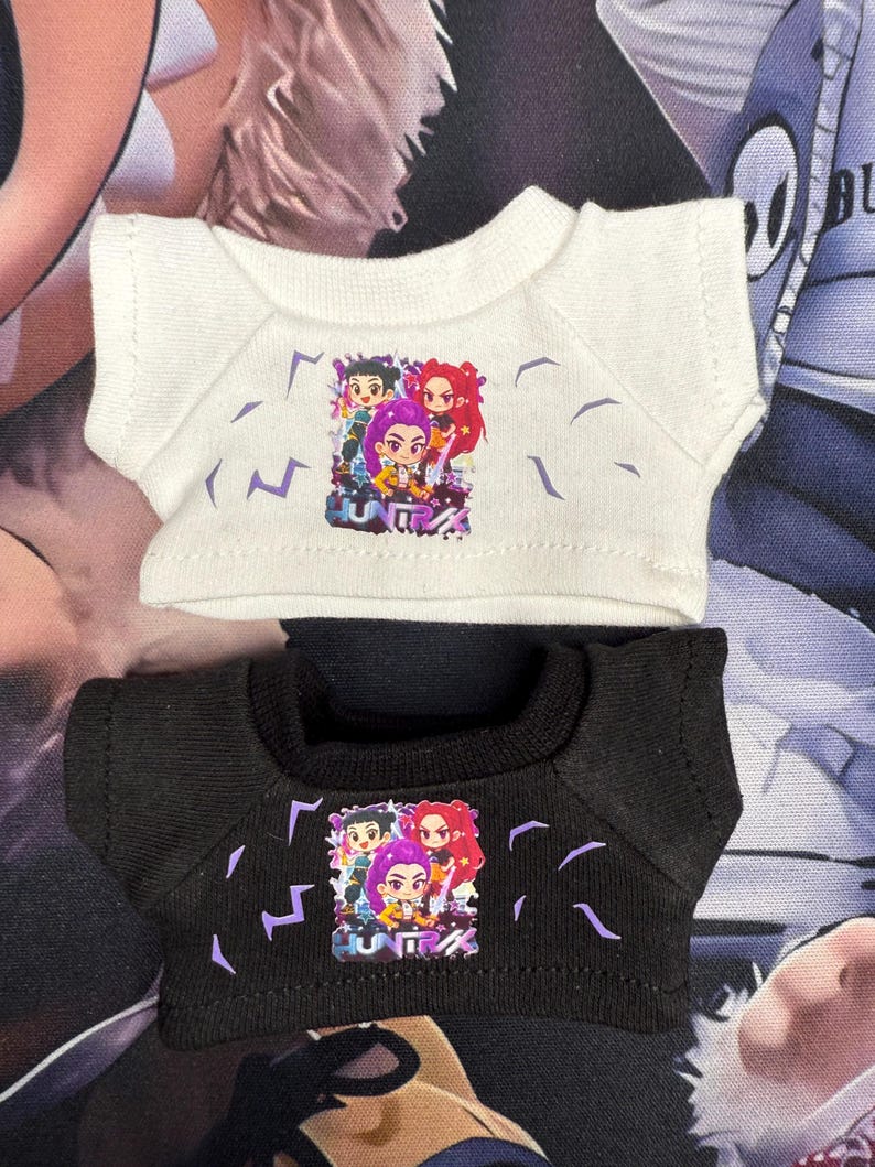 K-pop Demon Hunters Huntrix Mini La Bubu Plush Doll T-shirt - Etsy