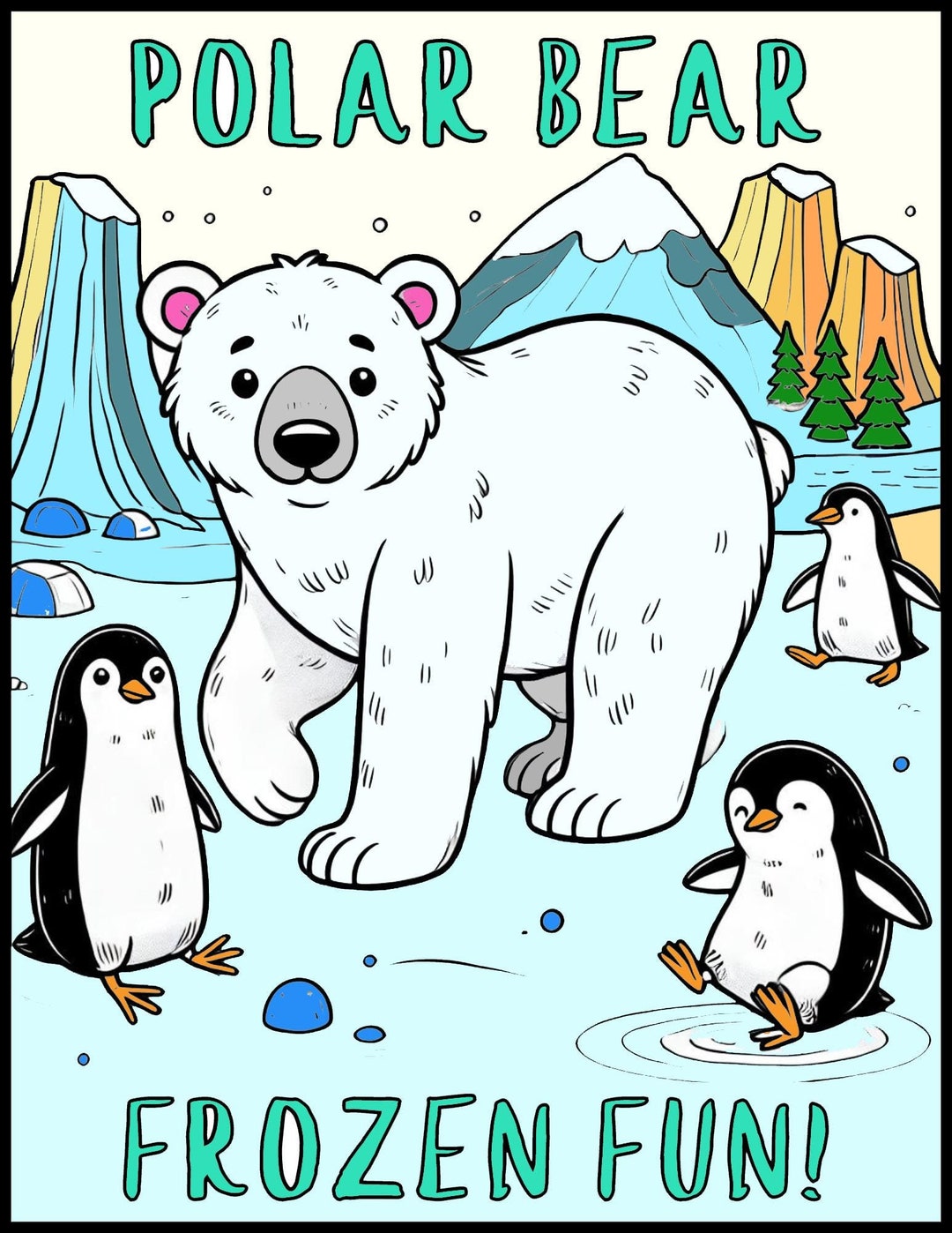 Animal Kingdom Adventures Coloring Pages – 5 Wild Printable Pages for ...