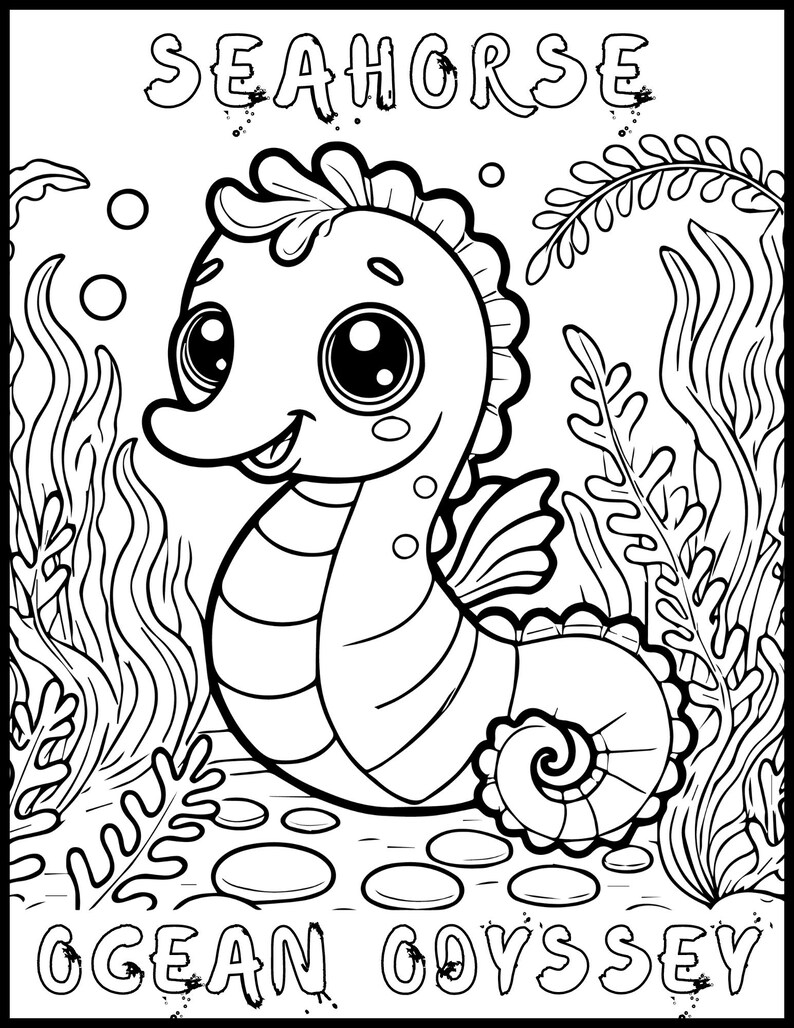 Ocean Odyssey Coloring Pages – 5 Wild Printable Pages for Kids! Use ...