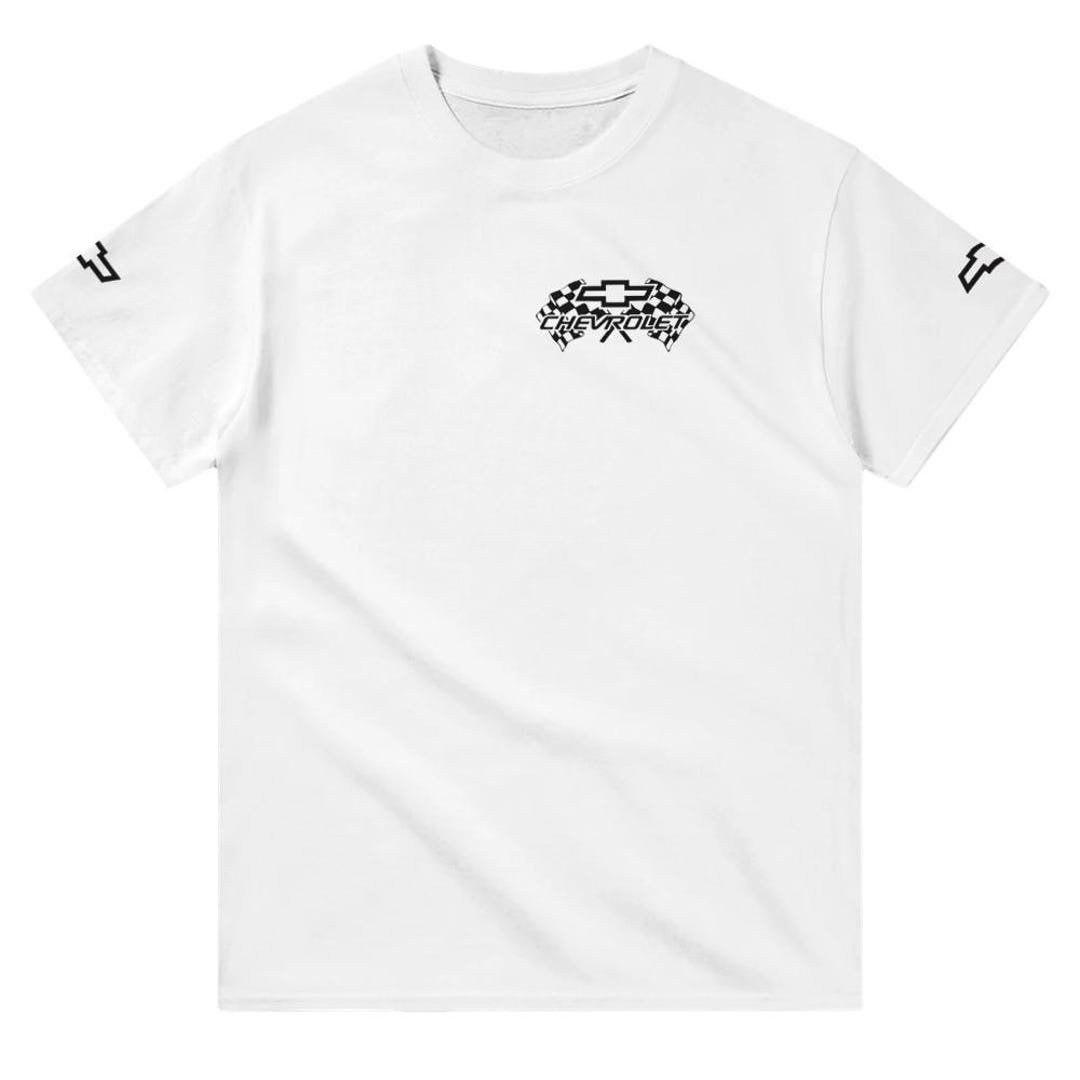 White Chevrolet Racing T-shirt - Etsy