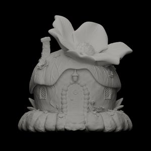 Flower House 3D STL Files, Detailed Design and High Quality - Etsy