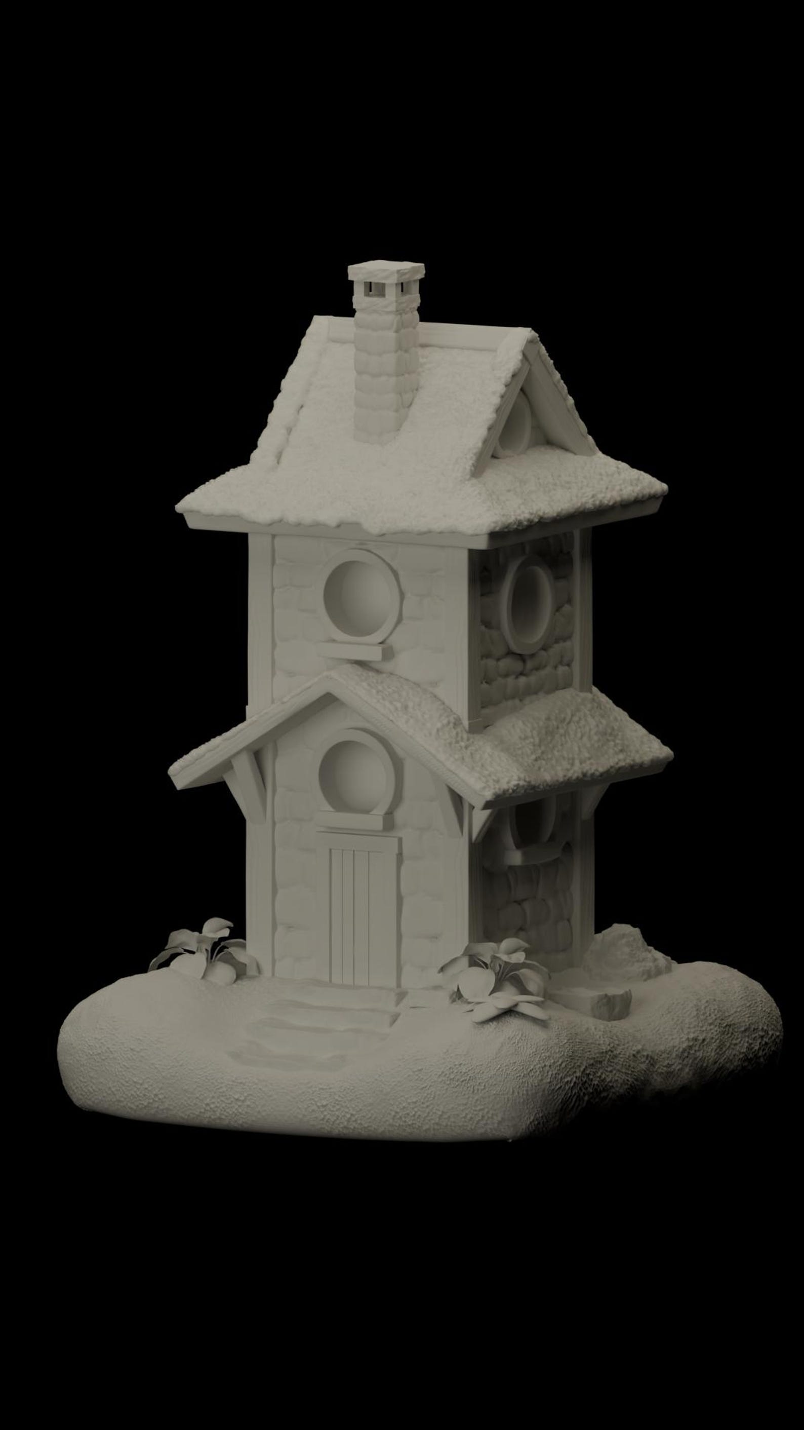 Forest House 3D STL Files: Detailed Design (digital Download) - Etsy