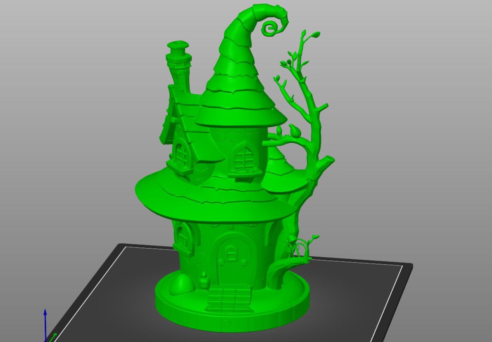 Forest House 3D STL Files: Detailed 3D Printer Design - Etsy