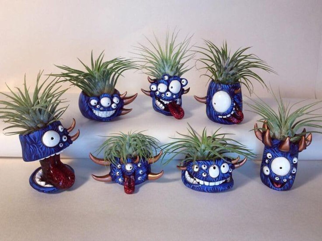 3d Monster Planter Pot, 3D STL Files, Detailed Design and High - Etsy