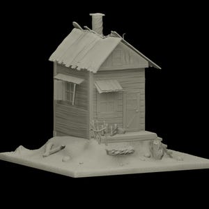 Old Beach House 3D STL Files: Detailed Design (digital Download) - Etsy