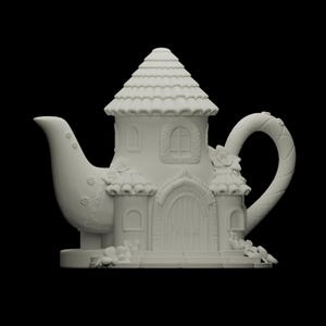 Teapot House 3D STL Files: Detailed Design (digital Download) - Etsy
